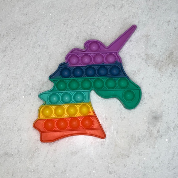 Toys | Unicorn Rainbow Pop It Fidget Toy | Poshmark